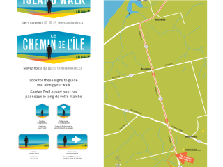 Explore the Island Walk Map - Prince Edward Island, Canada